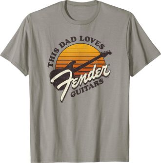 Fender Vatertag This Dad Loves Fender Guitars T-Shirt