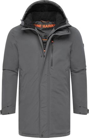 Stone Harbor Herren Winterjacke Phinoo mit Fleece-Taschen & 2-Wege-Rei&szlig;verschluss