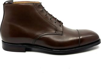 Crockett & Jones Homme, Chaussures, Brun, Taille: 42 1/2 EU Tees Bottes à lacets