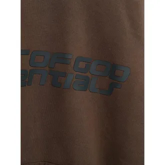 Fear of God Logo-Print Cotton Sweatshirt - Brown