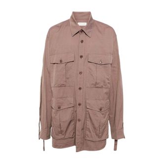 Dries Van Noten Calbar Shirt - - Jackets - Damen - Braun - M