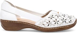 Rieker Halbschuhe Rieker 41356-80 Wei&szlig;