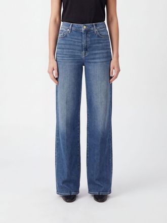 7 For All Mankind Jean large taille haute Lotta en denim