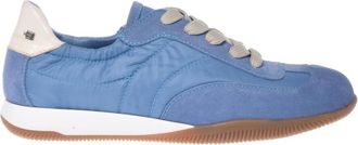 Baldinini Femme, Chaussures, Bleu, Taille: 37 1/2 EU Baskets en daim et tissu