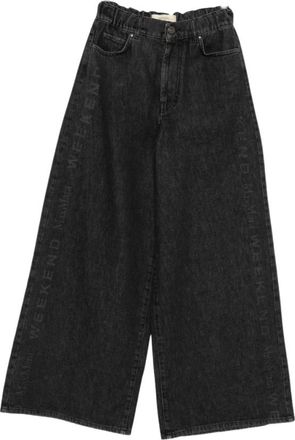 Max Mara Femme, Jeans, Noir, Taille: 36 FR Vortice Wide Jeans