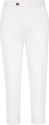 Brunello Cucinelli Casual Hose - Weiß