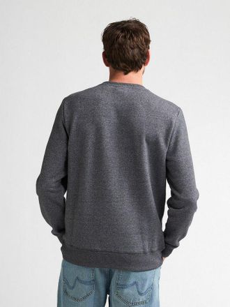 Petrol Industries Sweatshirt mit Rundhalsausschnitt, kleine Logostickerei