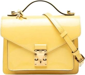 Louis Vuitton Sac &agrave; main Vernis doccasion - Femme - Pre-owned - Jaune - Taille: ONE Size