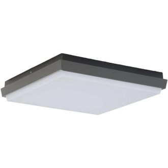 Lucande Gebraucht] Lucande Amra Led Au&szlig;en Deckenlampe Au&szlig;endeckenlampe Leuchte Lampe Eckig 30 Cm B-Ware