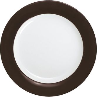 Kahla Pronto Colore Speiseteller 26 cm chocolate brown | brauner Essteller aus Porzellan