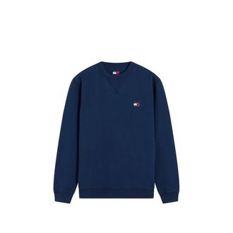 Tommy Hilfiger Pull droit &agrave; logo en coton m&eacute;lang&eacute;