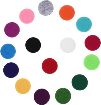 BESPORTBLE 170 St&uuml;ck Aromatherapie Nachf&uuml;llpads f&uuml;r Diffuser Medaillon Kleine Runde Filzpads f&uuml;r &Auml;therische &Ouml;le Vielseitige Duftkissen f&uuml;r Aromatherapie Halskett