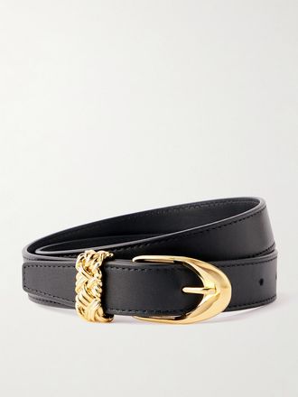 Bottega Veneta Ceinture En Cuir - Noir