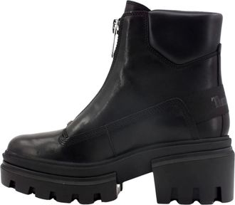 Timberland Femme, Chaussures, Noir, Taille: 37 1/2 EU Bottine Everleigh &agrave; fermeture &eacute;clair avant