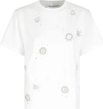 Des_Phemmes DES Phemmes, Femme, Tops, Blanc, Taille: 36 FR T-shirt classique