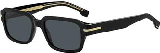 HUGO BOSS BOSS Lunettes de Soleil 1596/S BLACK/GREY 53/19/145 homme