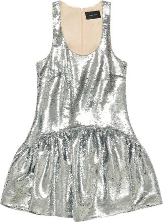 Simone Rocha Femme, Robes, Gris, Taille: 36 FR Tapered Back Peplum Mini Dress