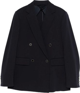 Max Mara Femme, Vestes, Bleu, Taille: 38 FR Lerici Blazer