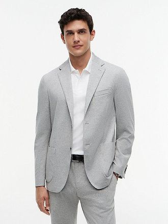 Tommy Hilfiger Blazer TH Flex en jersey &agrave; boutonnage droit