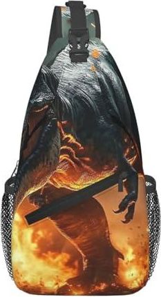 Generic Ancient Happy Birthday Volcano Sac &agrave; bandouli&egrave;re de voyage Sac &agrave; dos &agrave; bandouli&egrave;re pour homme Sac &agrave; dos de randonn&eacute;e