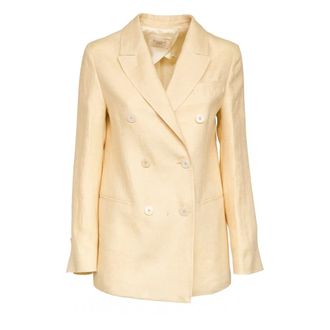 Montedoro Red Blazer crois&eacute; - Femme - Vestes - Jaune - Taille: 34 FR