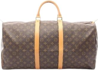 Louis Vuitton unisex, Pre-owned, Brun, Taille: ONE Size Pre-owned Keepall Monogram Boston Bag