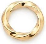 Leonardo Bague de connexion Clip & Mix Lotti - Élément intermédiaire en acier inoxydable doré - Design torsadé - Connexion de pièces Clip & Mix - Bijou cadeau 