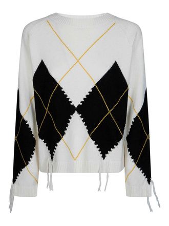 Pinko Pull Col Rond - Blanc