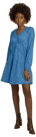 Mint & Mia Damen Dress Briony Kleid, Mittelblau, Normal