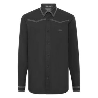 Philipp Plein Herren, Shirts, Schwarzk, MGr&ouml;&szlig;e