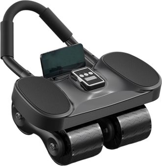 Generic Ab-Wheel-Trainingsger&auml;t - leises automatisches R&uuml;ckprallsystem, Ellenbogen-St&uuml;tzstabilisator, digitaler Wiederholungsz&auml;hler, Rumpfkrafttrainer, robust