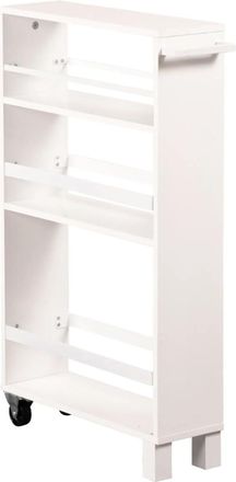 KESPER | Nischenregal, Material: Spanplatte, Maße: 50 x 15 cm/Höhe: 79 cm, Farbe: Weiß | 24854 13