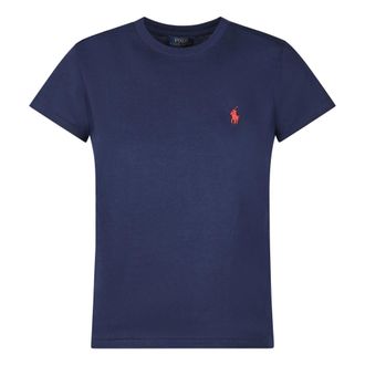 Polo Ralph Lauren Knit T-Shirt - - Tops - Damen - Blau - L