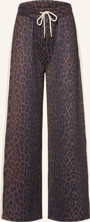 Oh April Oh April Track Pants Kael Mit Galonstreifen braun