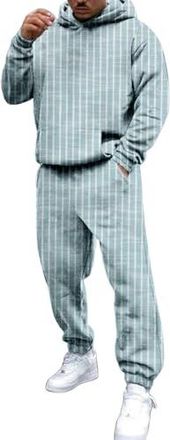 Generic Ensemble complet de surv&ecirc;tements de sport pour homme 2026 automne hiver sweat-shirt pour homme un haut sportif d&eacute;contract&eacute; ray&eacute; pour la marche, la cou