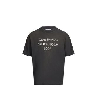 Acne Studios T-shirt en coton et chanvre