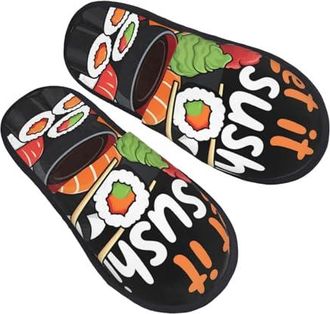 Generic Pantoufle Motif De Sushi Slippers Respirantes Maison Chausson Pour Homme Int&eacute;rieur Chambre M