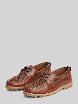 Tommy Hilfiger Schn&uuml;rschuhe aus echtem Leder