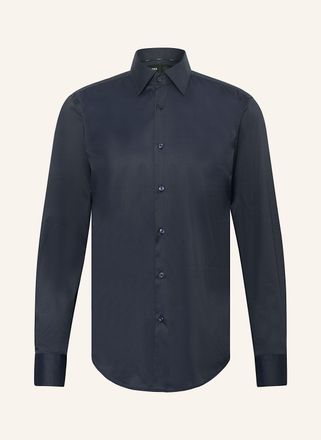 HUGO BOSS Hemd Hank Slim Fit blau