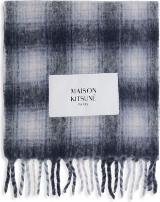 Maison Kitsun&eacute; Paris Scarf - Navy