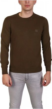 HUGO BOSS Homme, Pulls, Brun, Taille: L Pulls &agrave; col rond