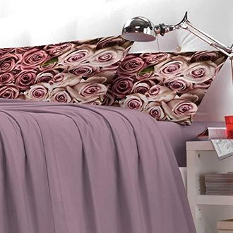 Petti Artigiani Italiani Kissenbez&uuml;ge, Paar Kissenbez&uuml;ge, Digitaldruck, Kissenbez&uuml;ge, Kissenbez&uuml;ge, 100% hypoallergene Mikrofaser, Rose Bicolor Pink