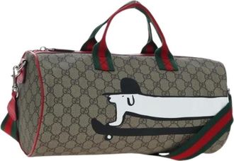 Gucci Sac Boston Pre-owned - Femme - Pre-owned - Beige - Taille: ONE Size