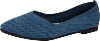 Generic Chaussures plates d&eacute;contract&eacute;es en maille pour femme - &Eacute;l&eacute;gantes - Bout pointu - Couleur unie - Respirantes - L&eacute;g&egrave;res et confortables - Pour le travai