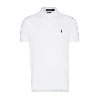 Polo Ralph Lauren Homme, Tops, Blanc, Taille: M T-shirts et Polos Blancs avec Pony