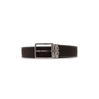 Ferragamo Geflochtener G&uuml;rtel aus Kalbsleder - - Accessories - Herren - Braun - 110 CM