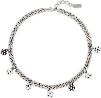 Marc Jacobs x Derrick Adams The Dice Halskette mit Anhänger - Silber