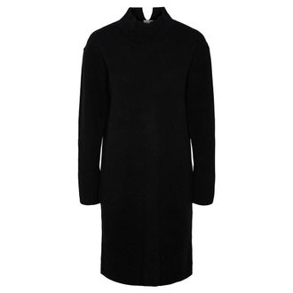 Vero Moda Y.A.S Damen YASEMILIE LS HIGH Neck Knit Dress S.NOOS Strickkleid, Black, XX-Large