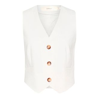 Inwear Zella Hip Waistcoat - - Jackets - Damen - Wei&szlig; - S
