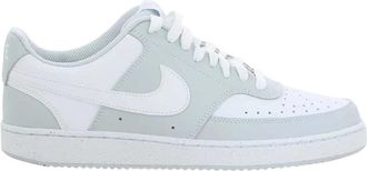 Nike Wei&szlig;e Court Vision Low Sneakers - - Sport - Herren - Grau - 45 EU